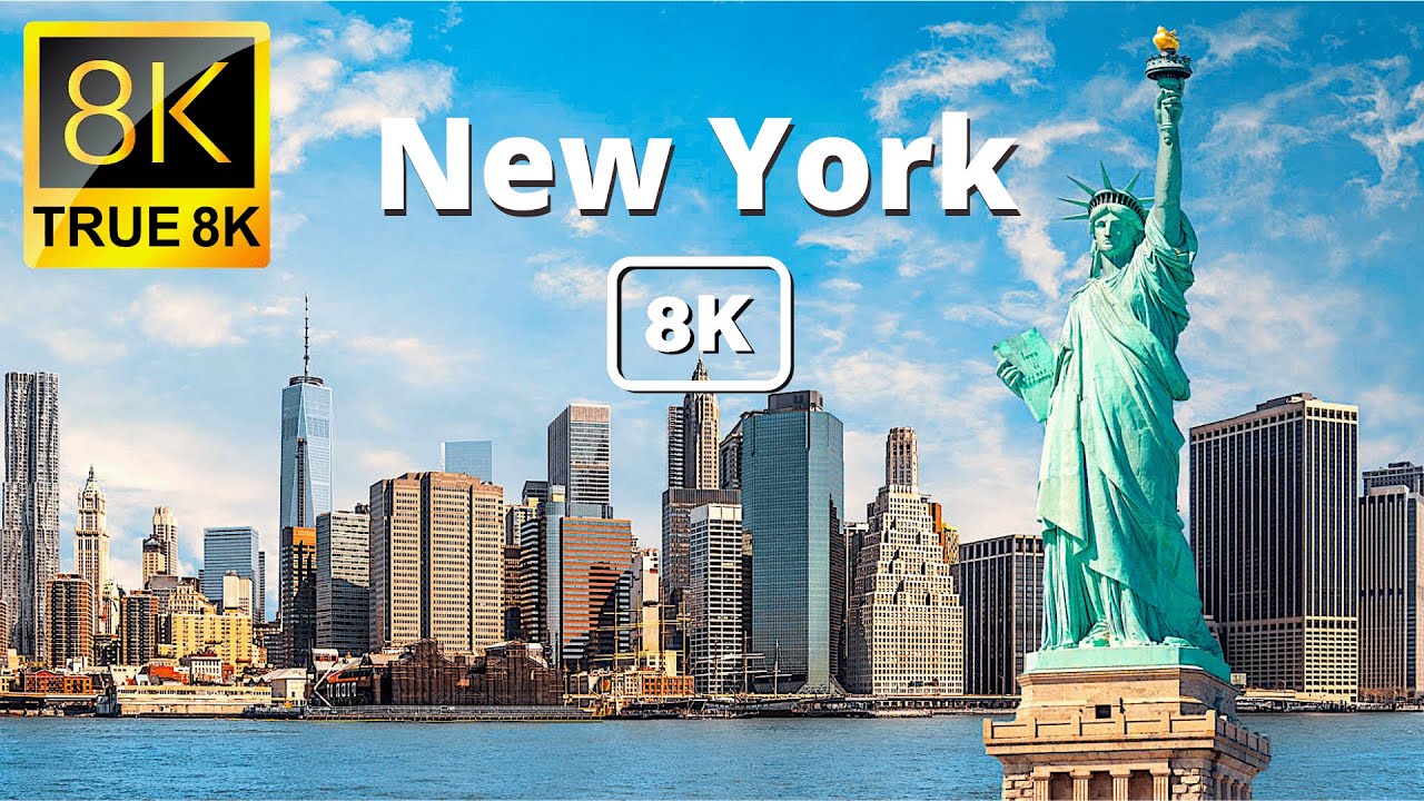 New York 8K Video Ultra HD 120FPS | 8K TV by TRUE8K - YouTube