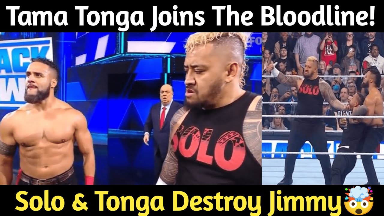 Whatt😯!Tama Tonga Joins The Bloodline & DEBUTS in WWE🤯| Solo Sikoa ...