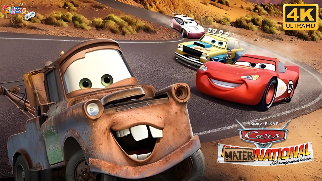Cars Mater National | Full Movie Game | Wii 4K @ZigZagGamerPT - YouTube