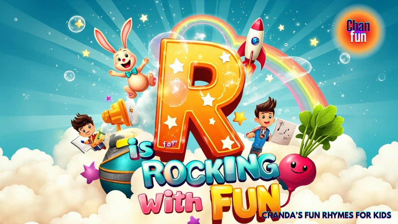 "R is for Rocking with Fun | Learn Letter R | Kids Alphabet R Song ...
