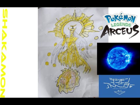 GOD designs how to draw SHAKAMON - YouTube