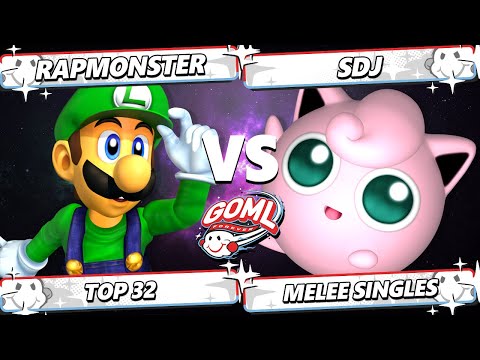 GOML 2025 - RapMonster (Luigi) Vs. SDJ (Jigglypuff) Smash Melee - SSBM
