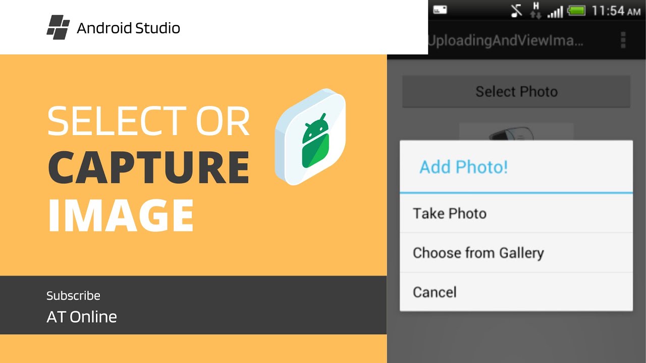 Capture or Select an image from Gallery in Android | Android Contracts ...