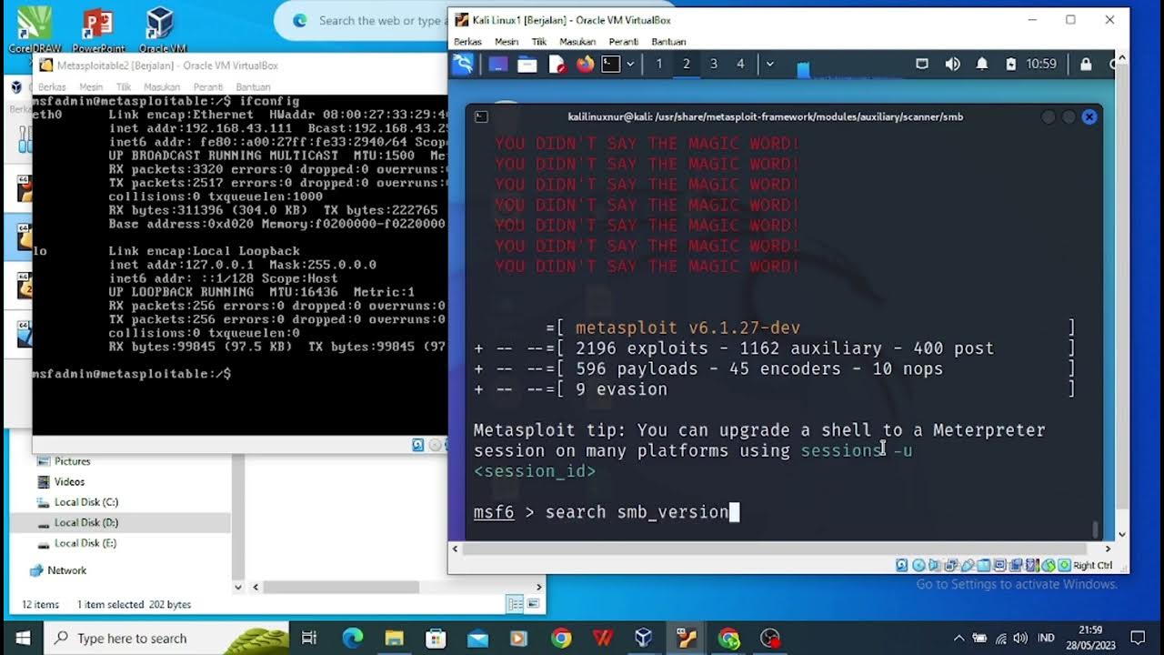 EKSPLOITASI SAMBA (BELAJAR ETHICAL HACKING PEMULA) - YouTube