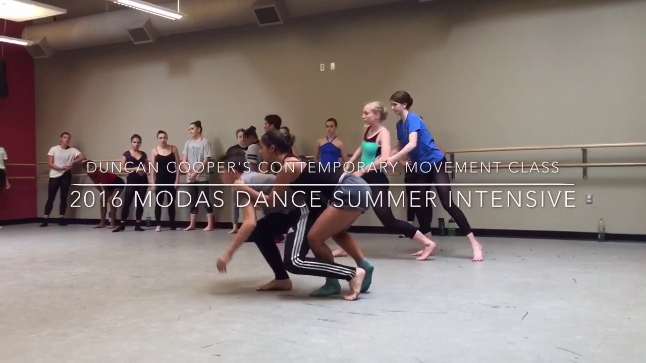 Duncan Cooper Contemporary Movement Class - 2017 MODAS Dance Summer ...