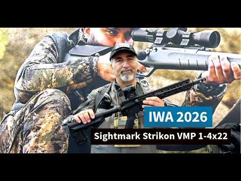 IWA 2026: new Sightmark Strikon VMP 1-4x22 SFP riflescope and FMP 1x18 ...