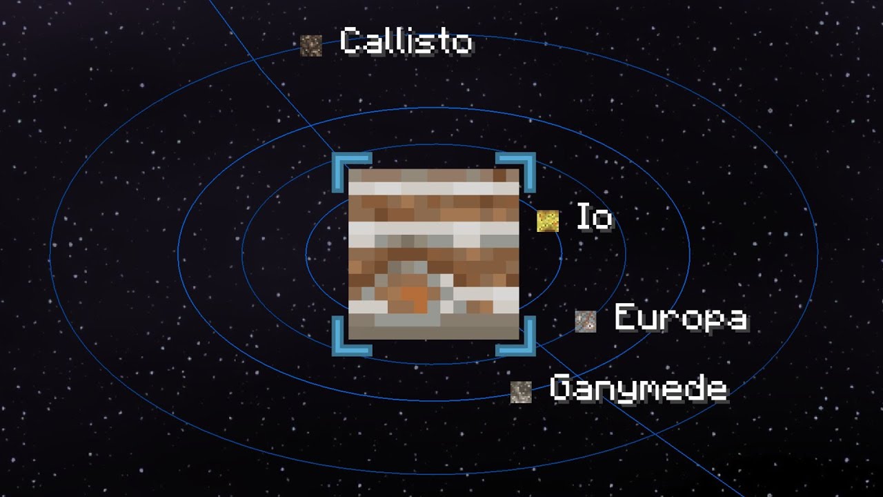 Exploring Jupiter's Moons In Minecraft - YouTube
