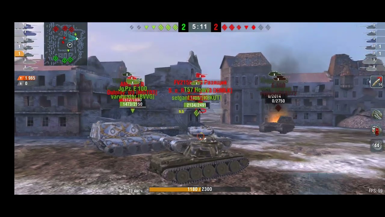Wot tanks blitz battle Т95Е6 - YouTube