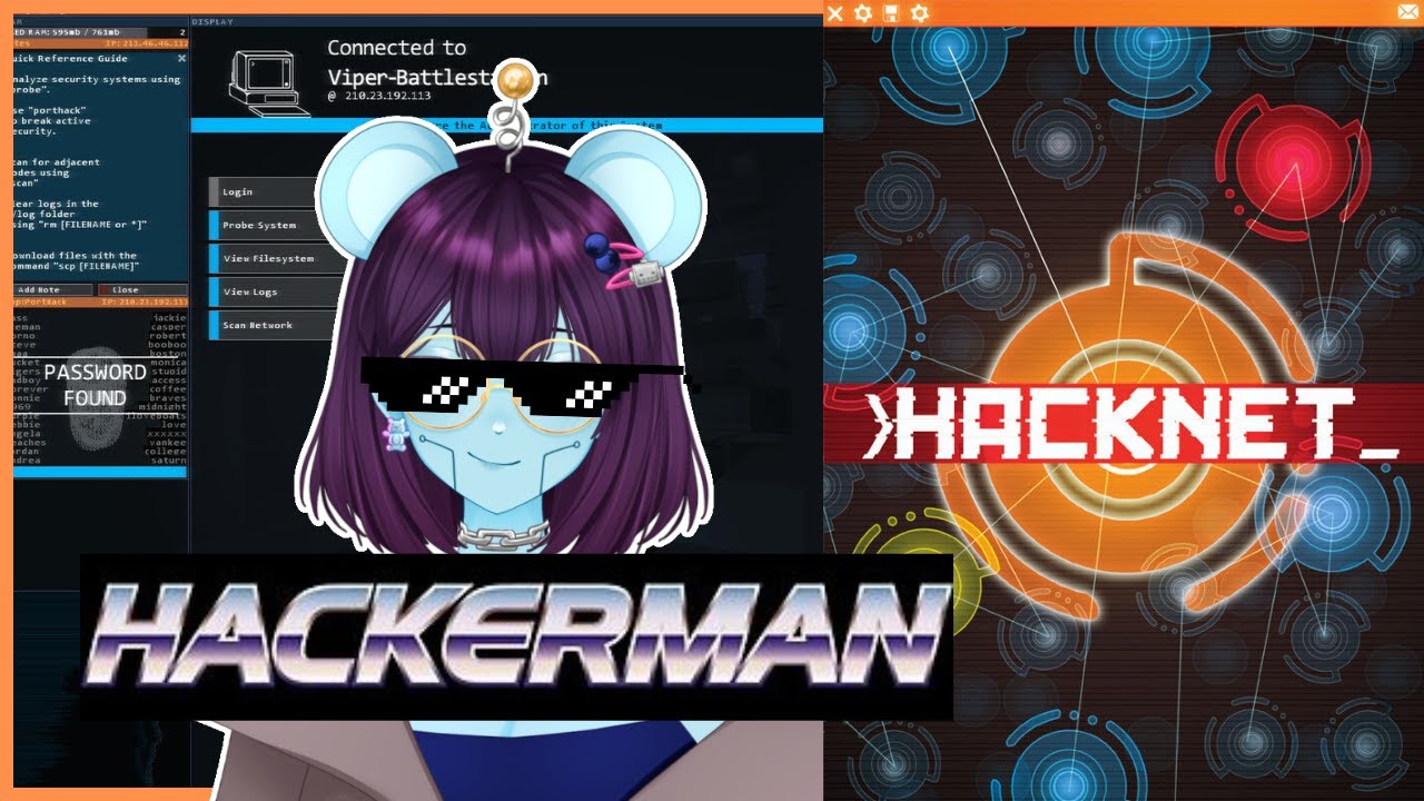 Failed Engineer tries to be Hackerman pt.3| #ENVtuber [Hacknet] #vtuber - YouTube