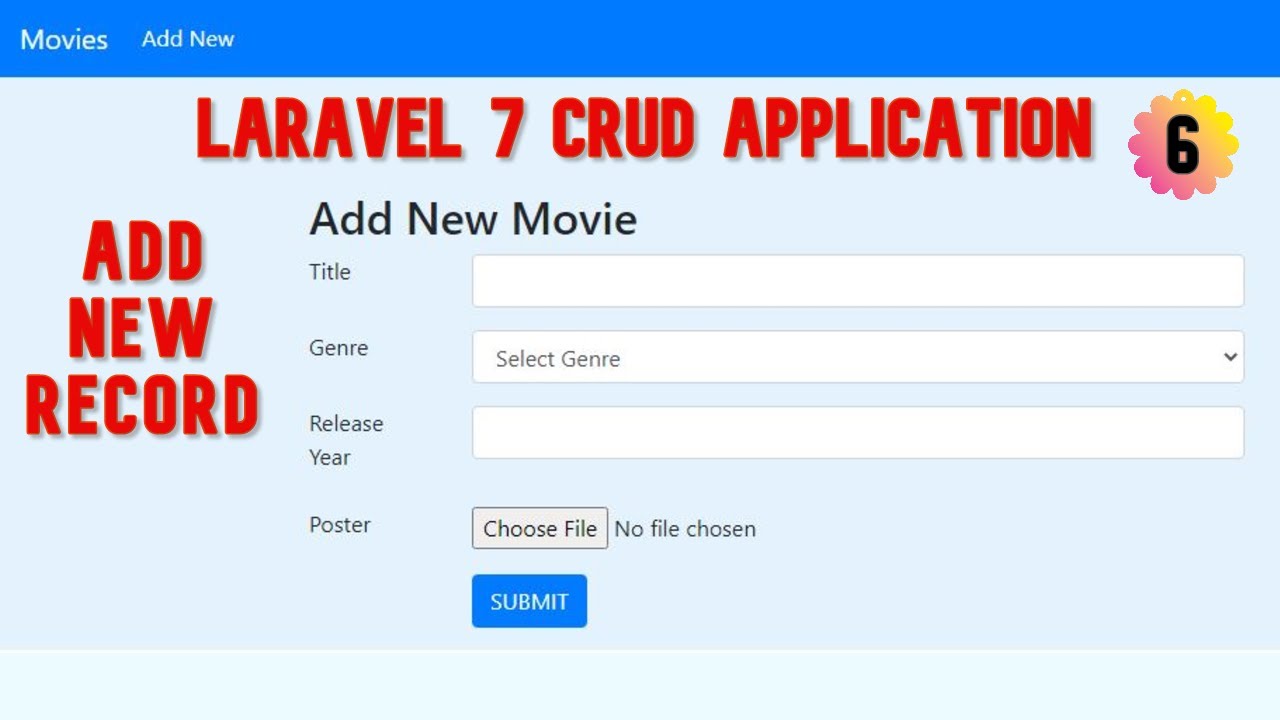 Laravel 7 Crud Application In Hindi Insert A Record Into Mysql Database Youtube 9171