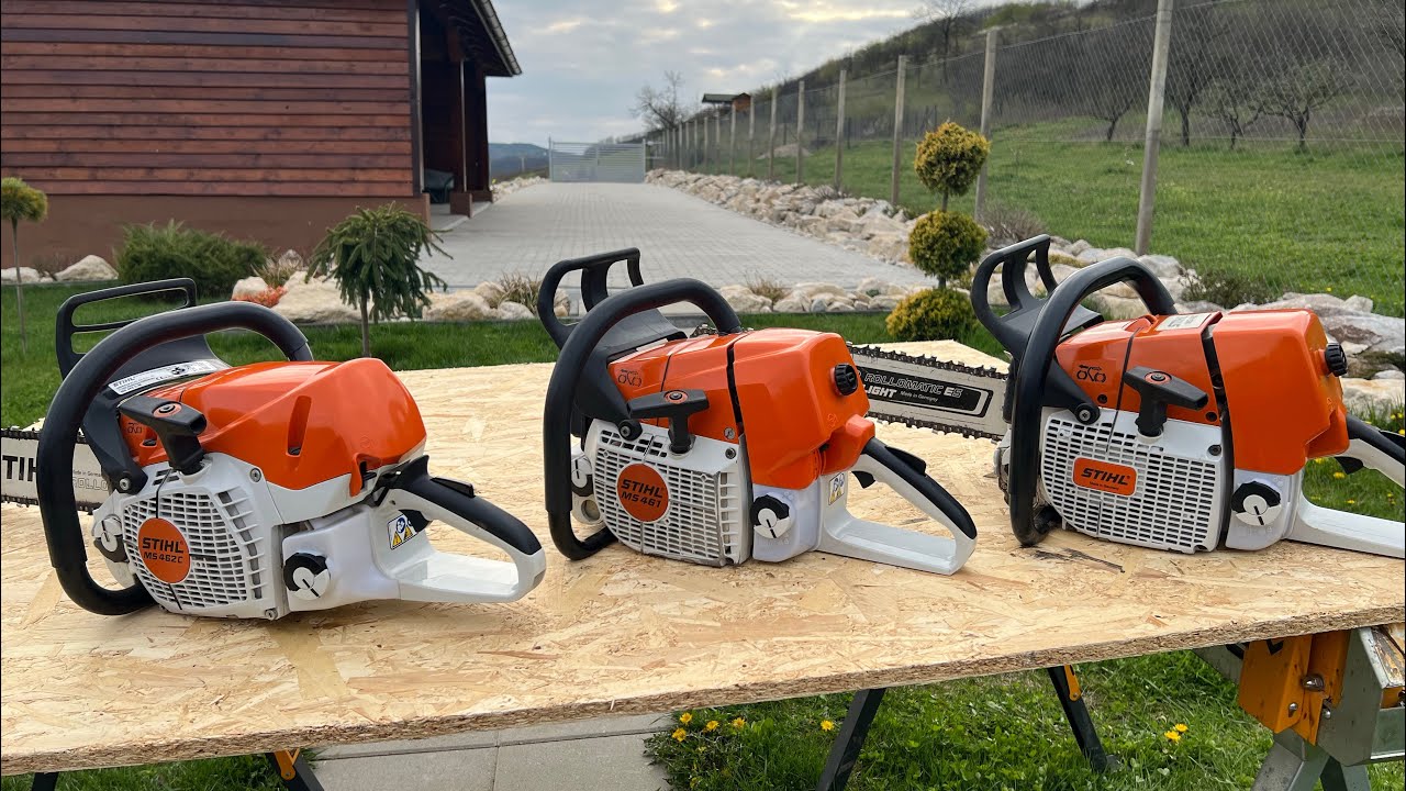 Evolution of Stihl chainsaw from Stihl Ms 460 to Stihl Ms 461 and to Stihl Ms 462-C. - YouTube