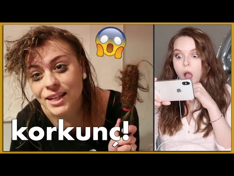KORKUNÇ SAÇ KAZALARI TEPKİ 😱🔥 | Reacting to Hair Fails 2019