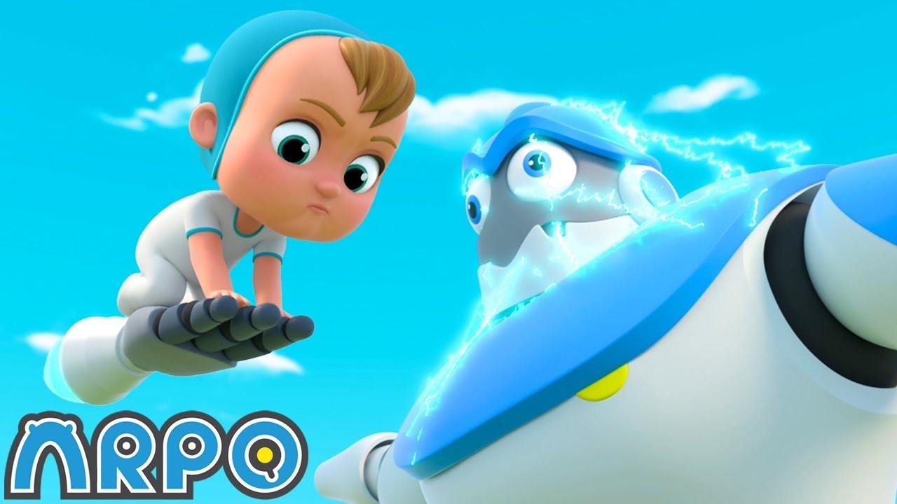 Superhero Daniel Saves the Day | ARPO the Robot | Funny Cartoons For ...