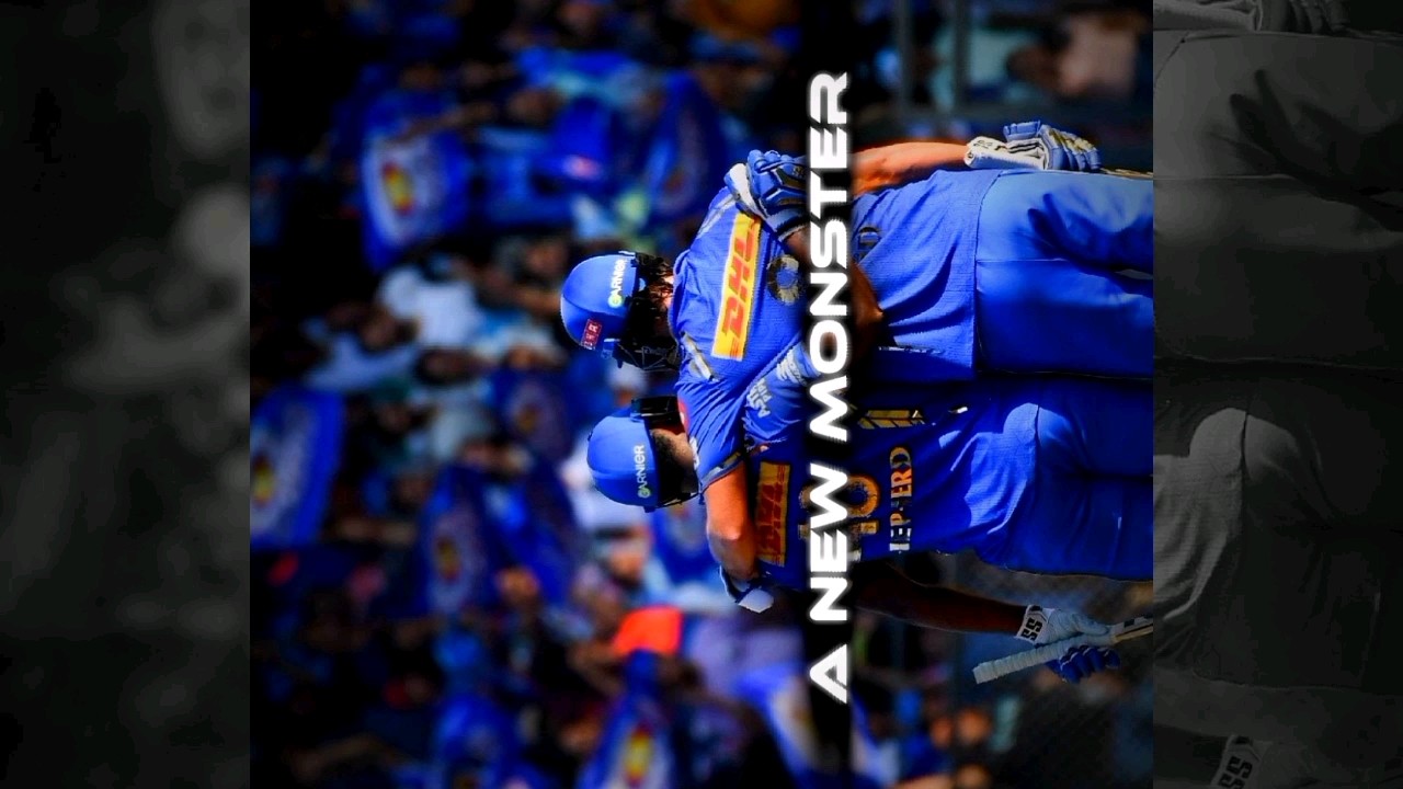 THE MONSTER 😈 #cricket #viral #shorts #mi #rohitsharma - YouTube