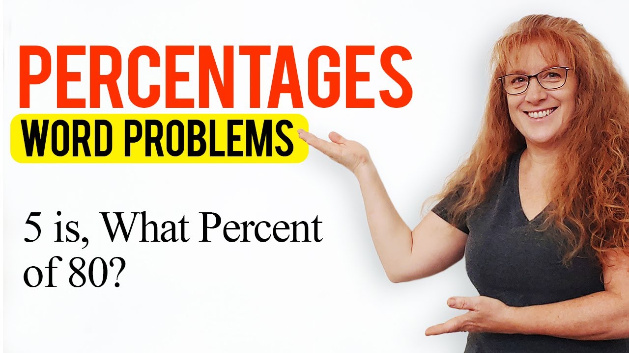 How to find Percentage with Word Problems Easily | Calculating ...