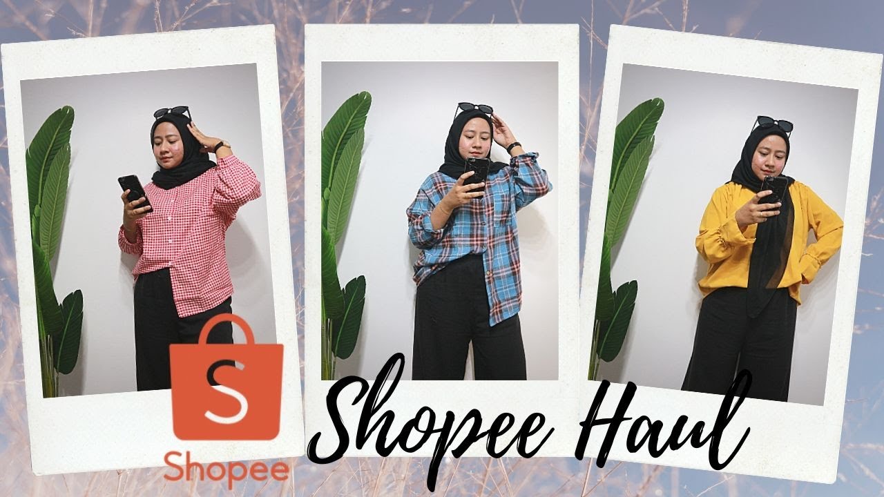 SHOPEE HAUL MALAYSIA ( try on haul all clothes from shopee ) - YouTube