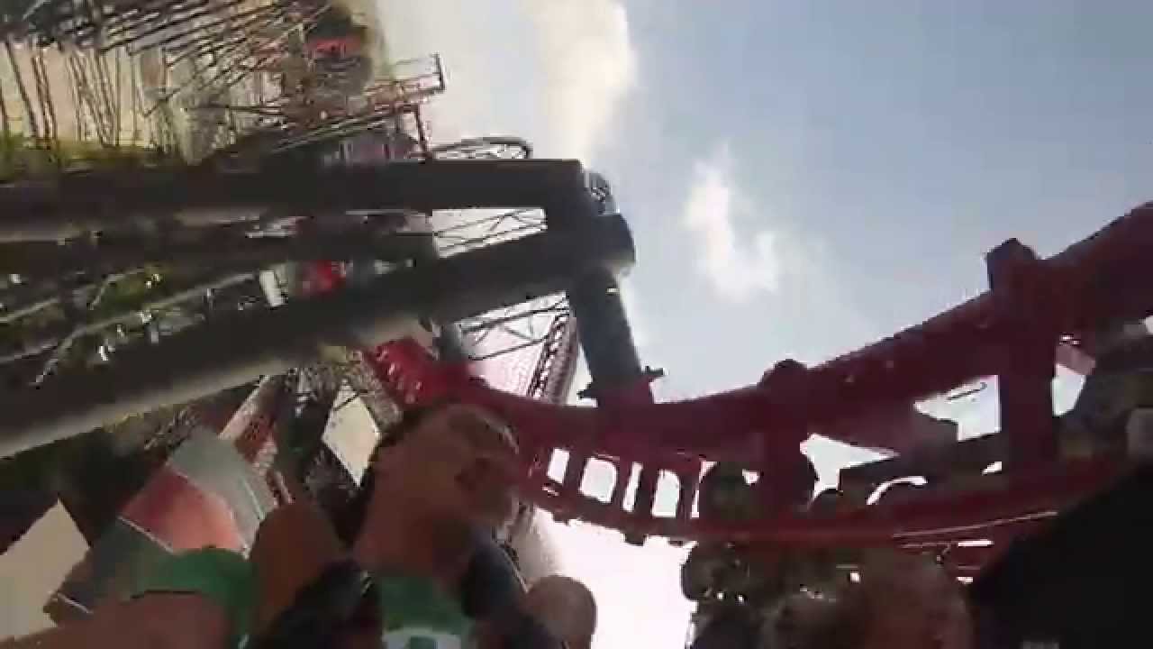 x2, the ride. Six flags magic mountain, GoPro - YouTube