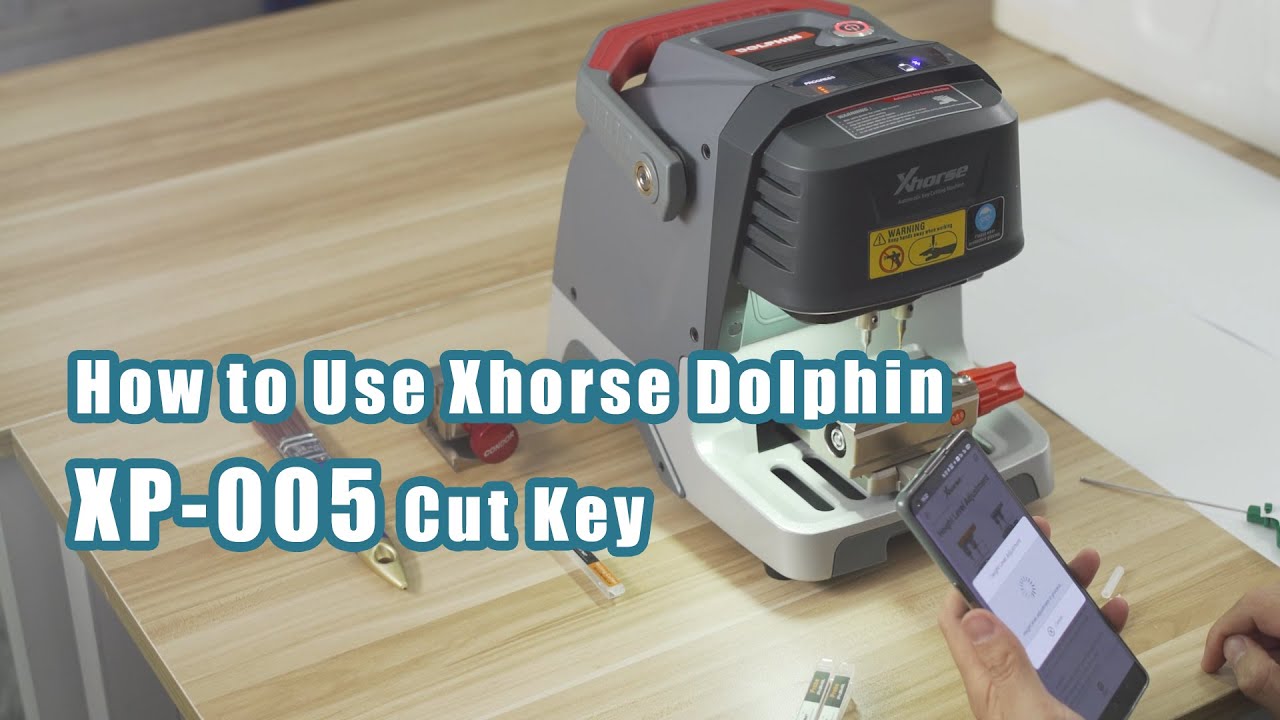 Xhorse Dolphin XP-005 Tutorials: HU101 New Key Cutting - YouTube