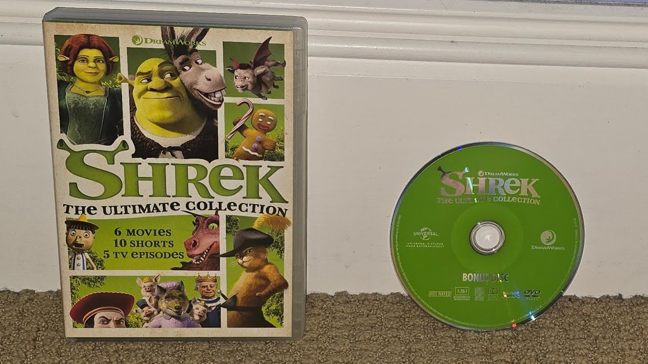 Shrek Bonus Disc USA DVD Walkthrough 4:3 Display (2019) - YouTube