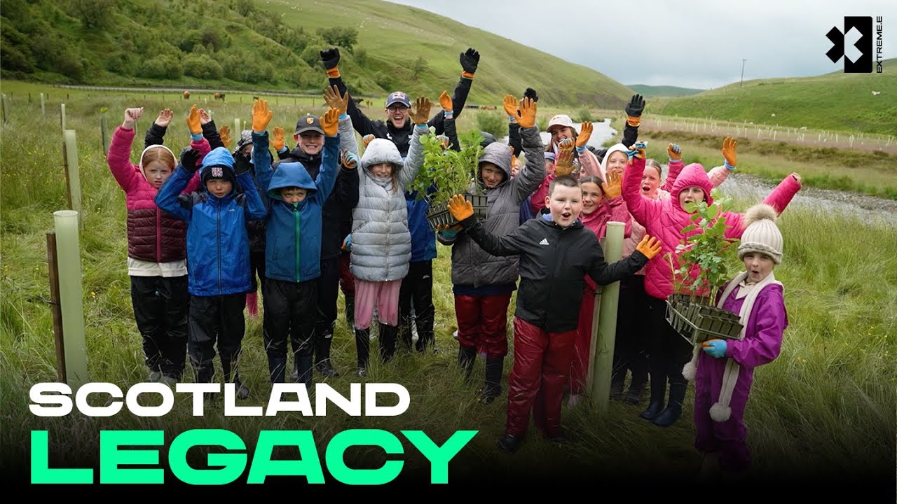 Tree Planting, Kick-sampling and Willow Spiling: Scotland Legacy | Extreme E - YouTube