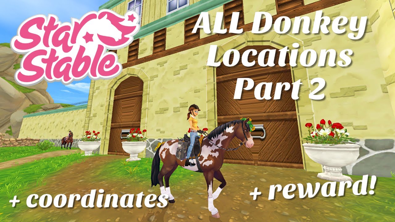ALL Donkey Locations Part 2 (with coordinates) | Star Stable Online ...