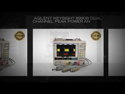 Agilent Keysight 8990B Dual Channel Peak Power Analyzer w/ O - YouTube