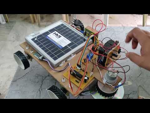 Solar powered Grass cutter Bluetooth Controlled - YouTube