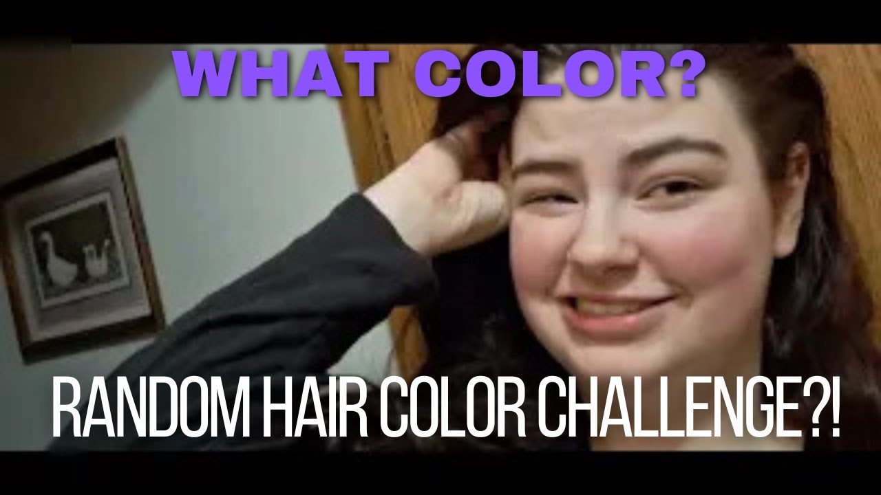RANDOM HAIR COLOR CHALLENGE! - YouTube