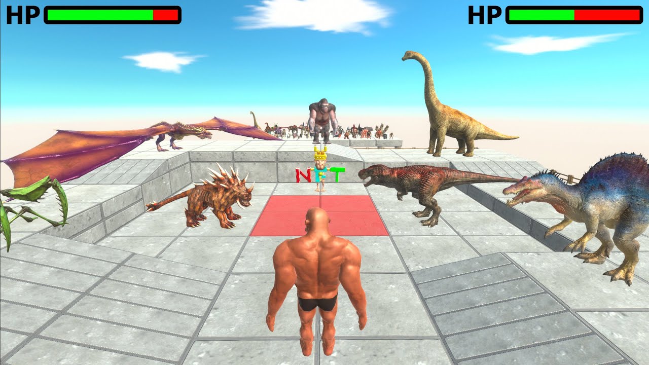 Battle Royale Tournament on Mountain Arena - Animal Revolt Battle ...