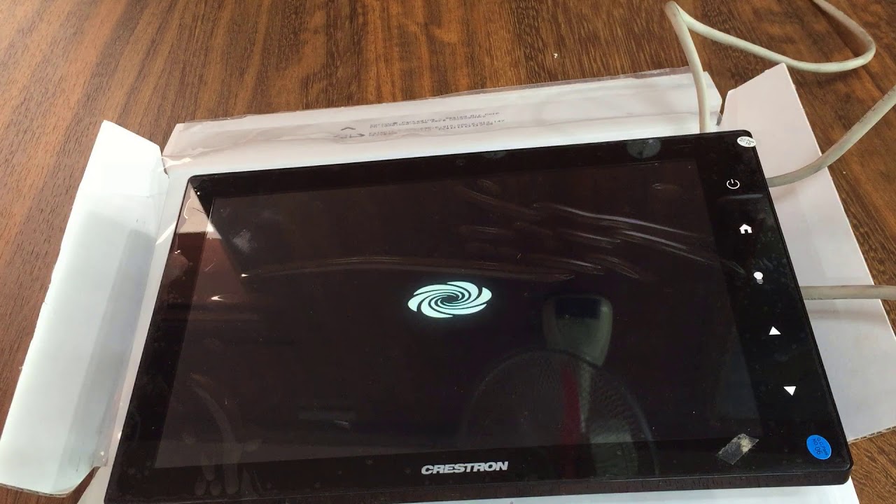 Cách factory reset Màn hình cảm ứng Crestron TSW-1060 - YouTube