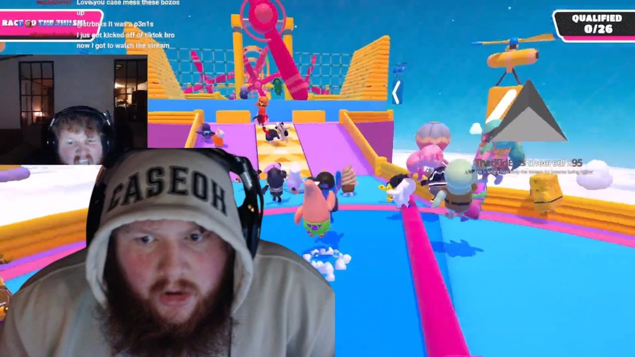 Caseoh plays [Fall Guys] [part 1] - YouTube