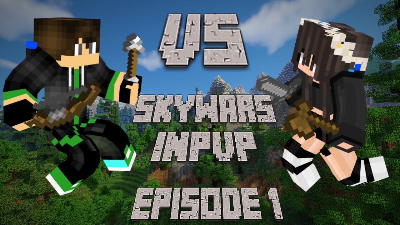 Minecraft PE - InPVP Skywars Episode 1 - YouTube