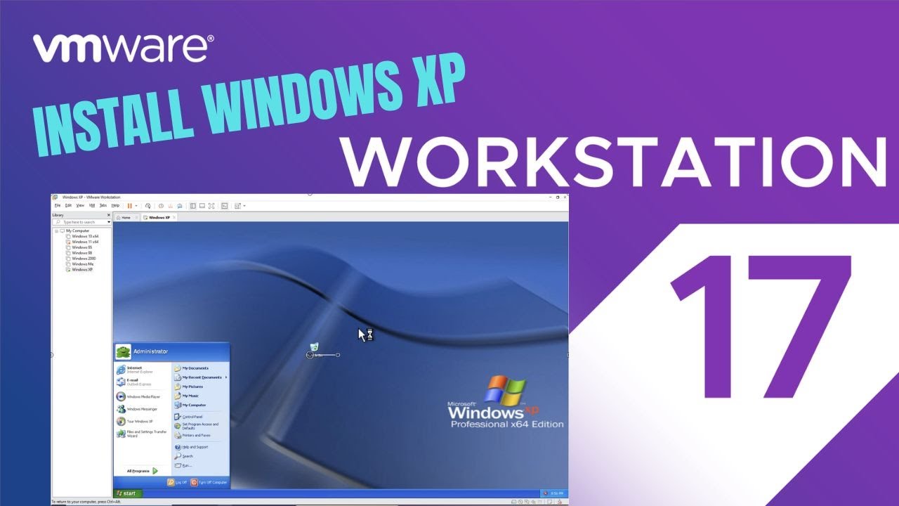 VMware Workstation | How to Install Windows XP on VMware Workstation 17 ...