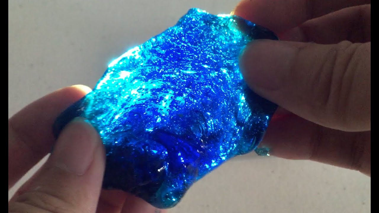 Blue Sapphire Shiny Slime!! - Elieoops - YouTube