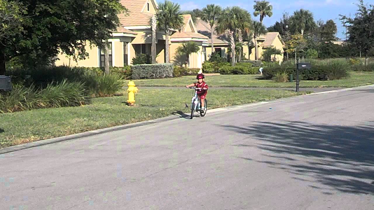Kenzie riding bike - YouTube