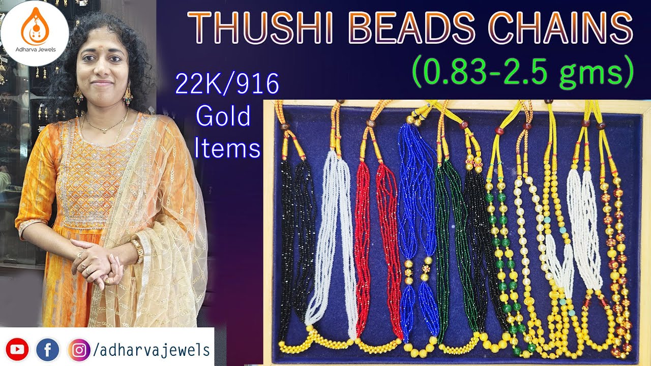 Thushi Beads Chain | New Arrival | Customers demand || 22K/916 | Unique ...