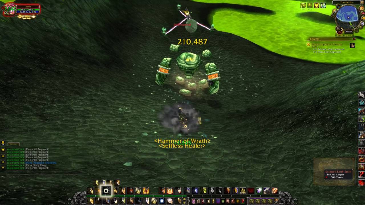 Enraged Spirits Of Fire And Earth Quest ID 10458 Playthrough Shadowmoon ...