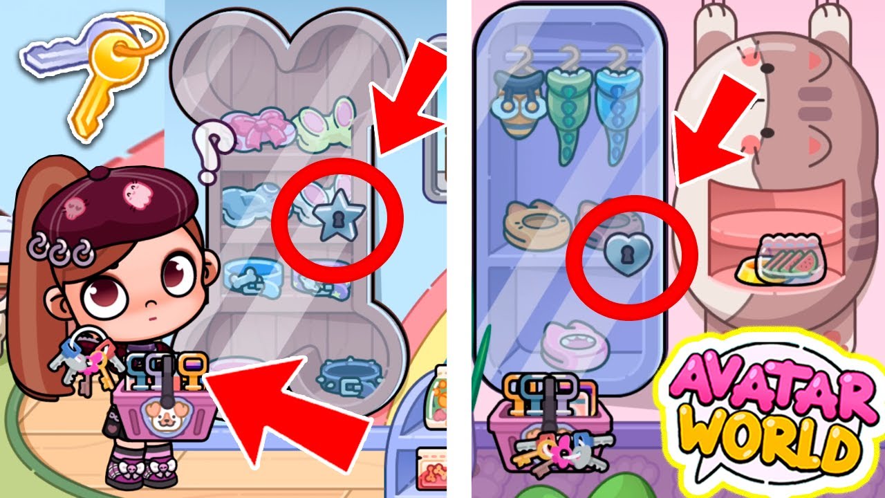 SECRET KEYS PET SHOP PAZU AVATAR WORLD | NEW UPDATE - YouTube
