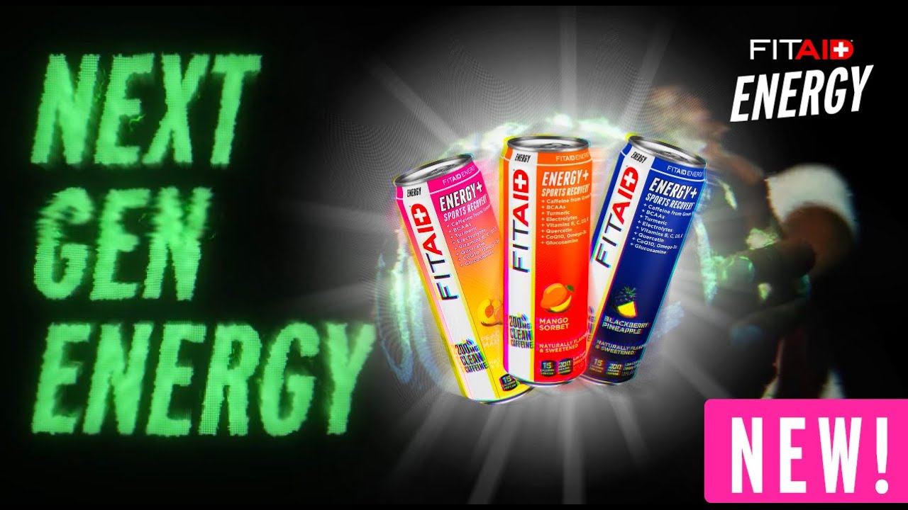 The cleanest performance energy drink on the market | FITAID Energy ...