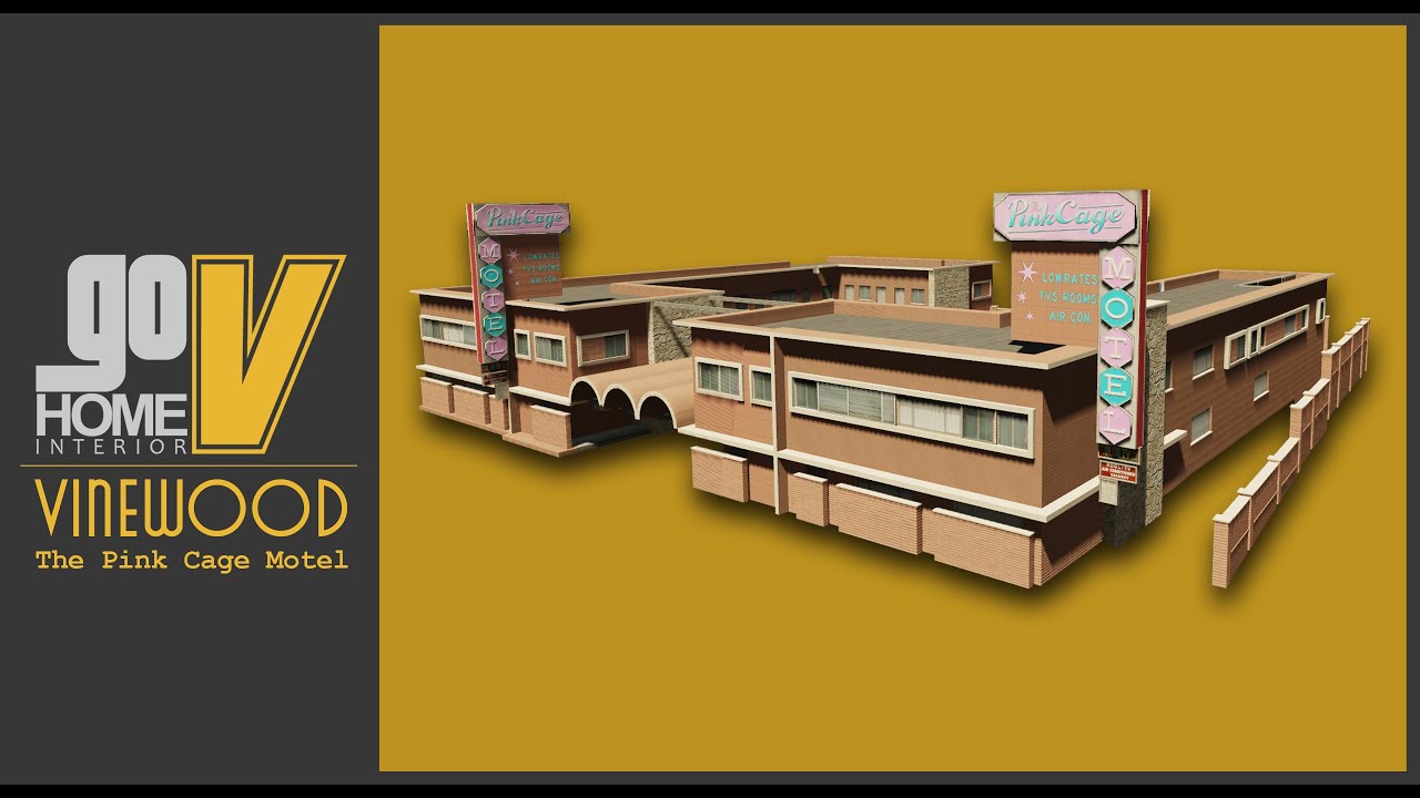 The Pink Cage Motel MLO Interior - YouTube
