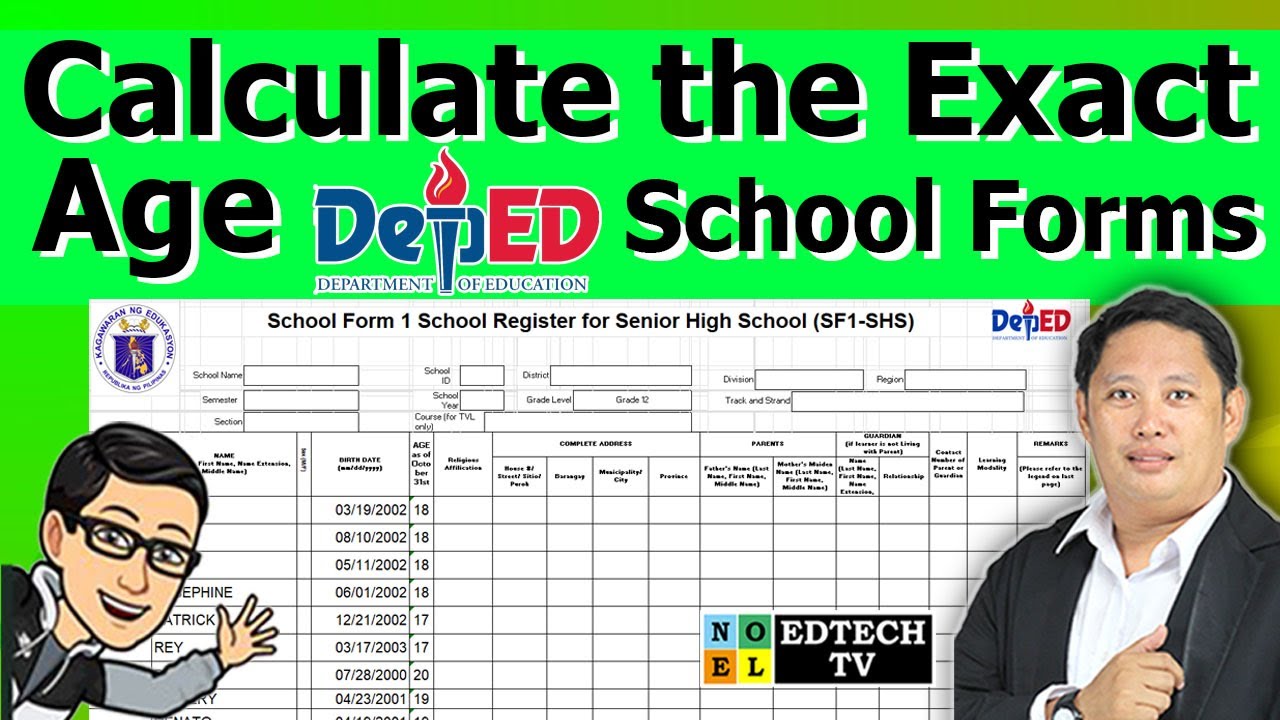 HOW TO CALCULATE THE EXACT AGE - YouTube