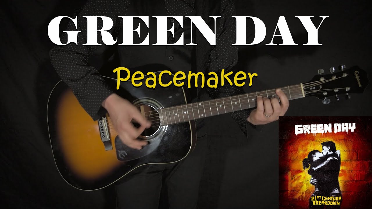 GREEN DAY - Peacemaker - GUITAR COVER - YouTube