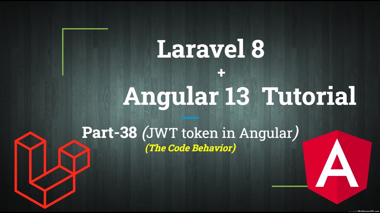 Edit and Update Form data Angular | JWT Token with Edit form | Laravel Angular Tutorial Part-38 ...