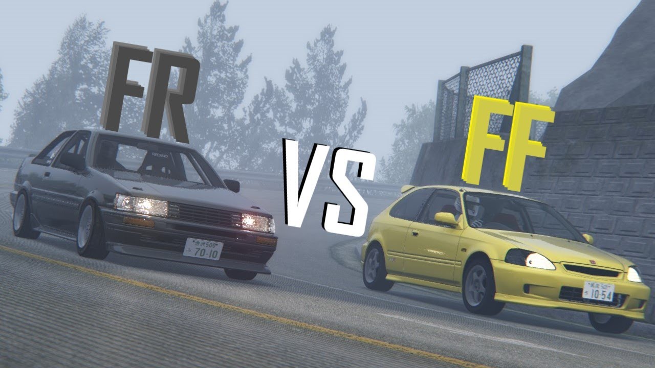 "FF VS. FR: A tale as old as cars" - (Levin VS EK9 Assetto Corsa ...