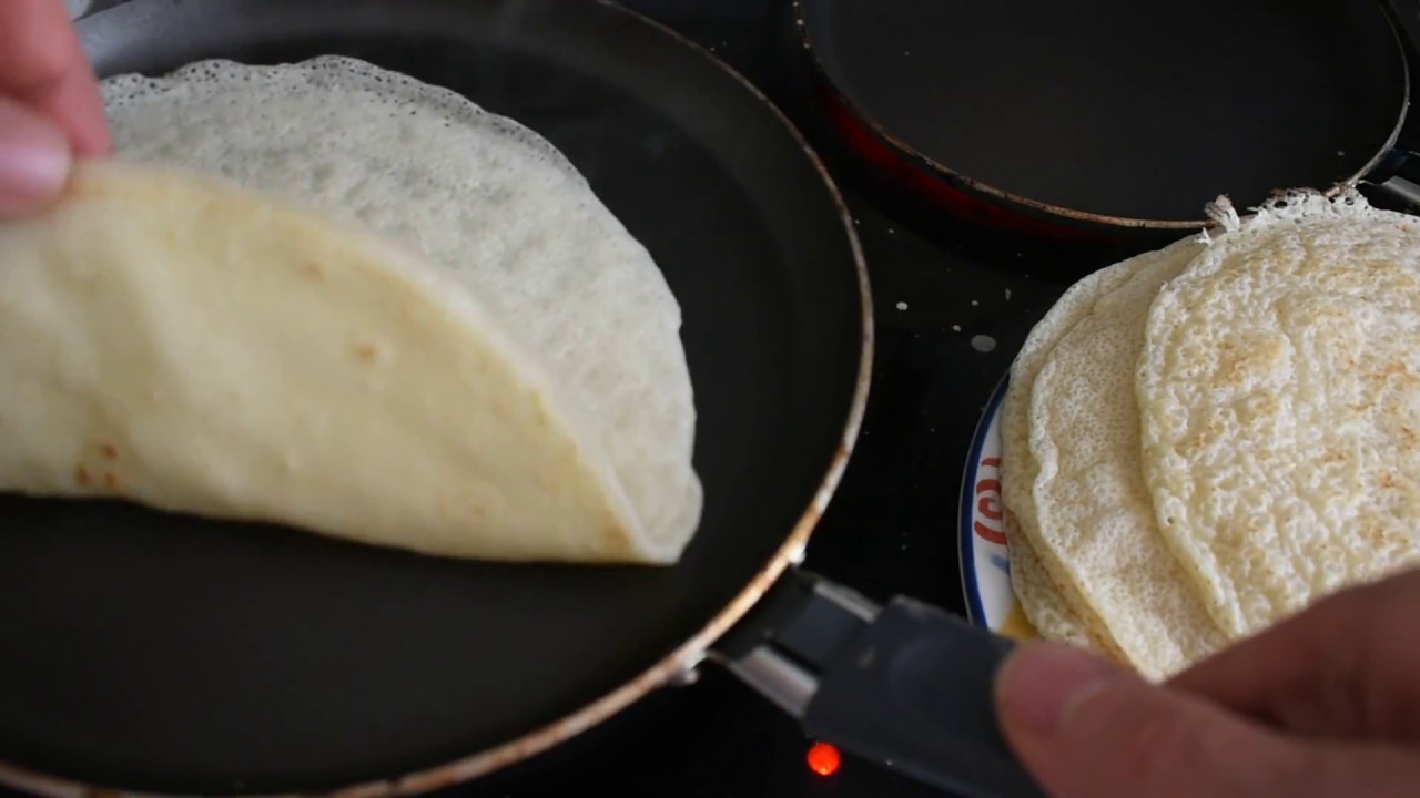 Fry and flip crepes - YouTube