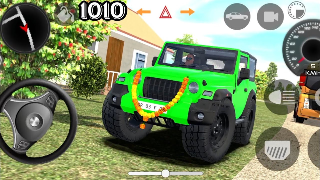 DOLLAR SONG 😈 INDIAN CARS MODIFIED DRIVING 3D THAR 1410😈 INDIAN CARS ...