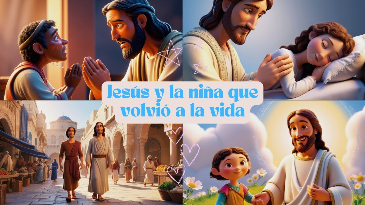 ¡La niña que Jesús hizo vivir de nuevo! 💖| Historias de la Biblia para ...