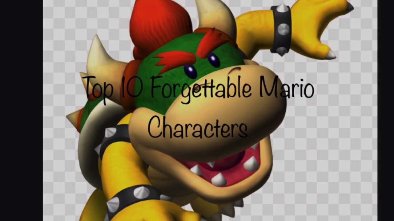 Top 10 Forgettable Mario Characters (OUTDATED) - YouTube