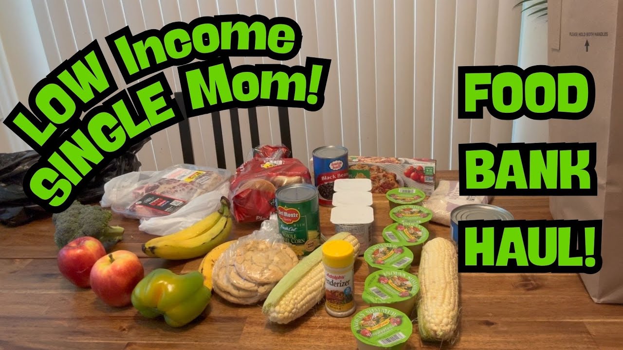 Food Bank Haul / Food Pantry Haul Bay Area California Low Income Single ...
