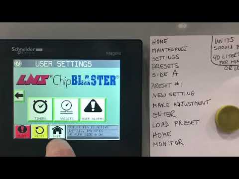 Chip blaster Adjustment - YouTube